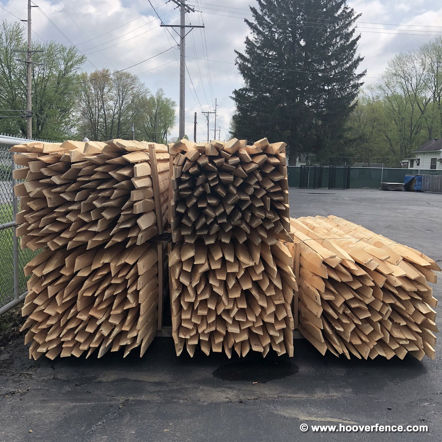 Wood Lap Rails - Hemlock/Spruce | Hoover Fence Co.
