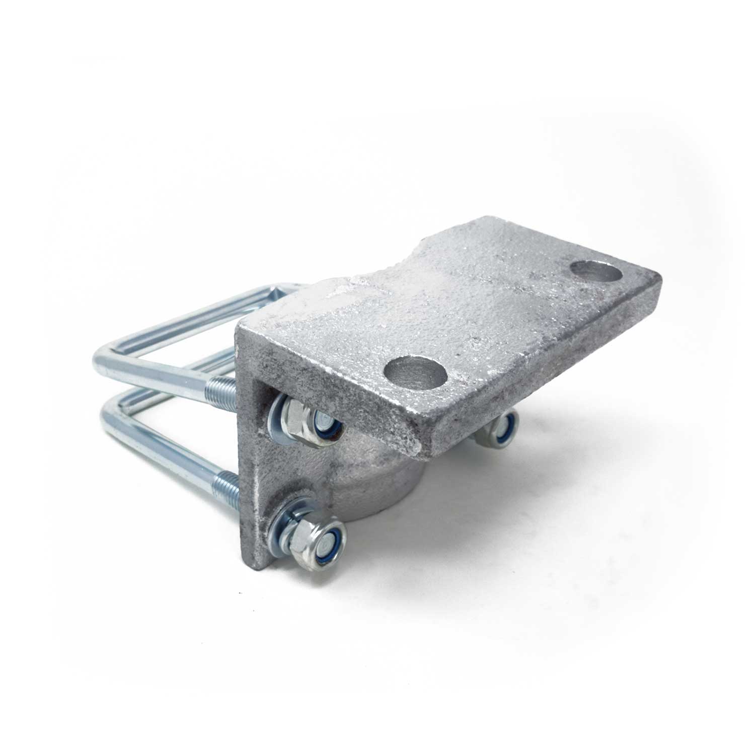 Slide Gate Trolley Hanger Bracket, 4" Square Post | Hoover Fence Co.