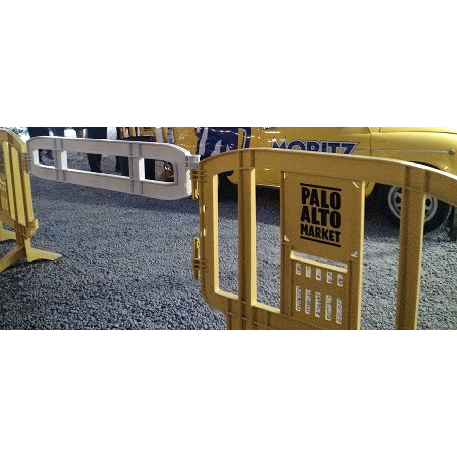 MLR Minit Plastic Crowd Control Barricades | Hoover Fence Co.