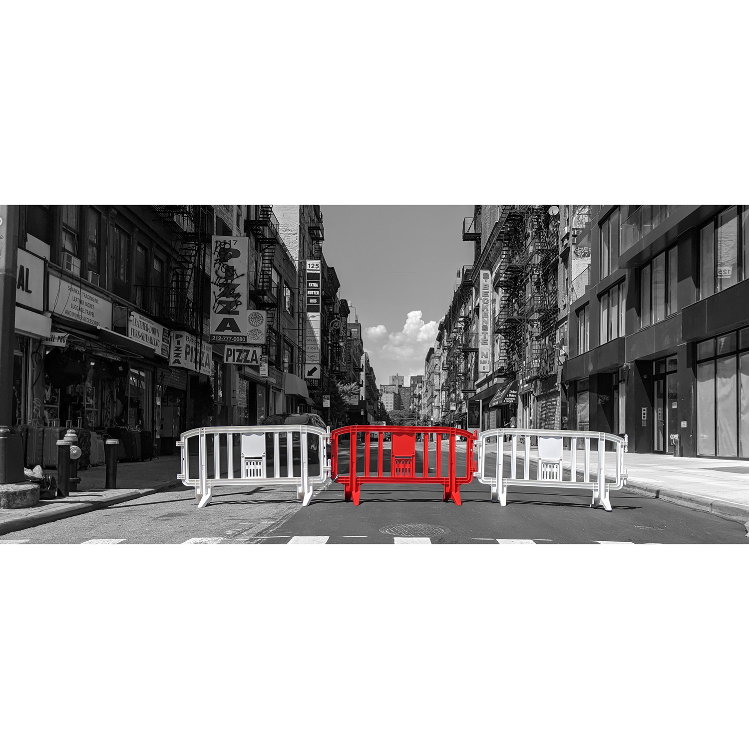 MLR Movit Plastic Crowd Control Barricades | Hoover Fence Co.