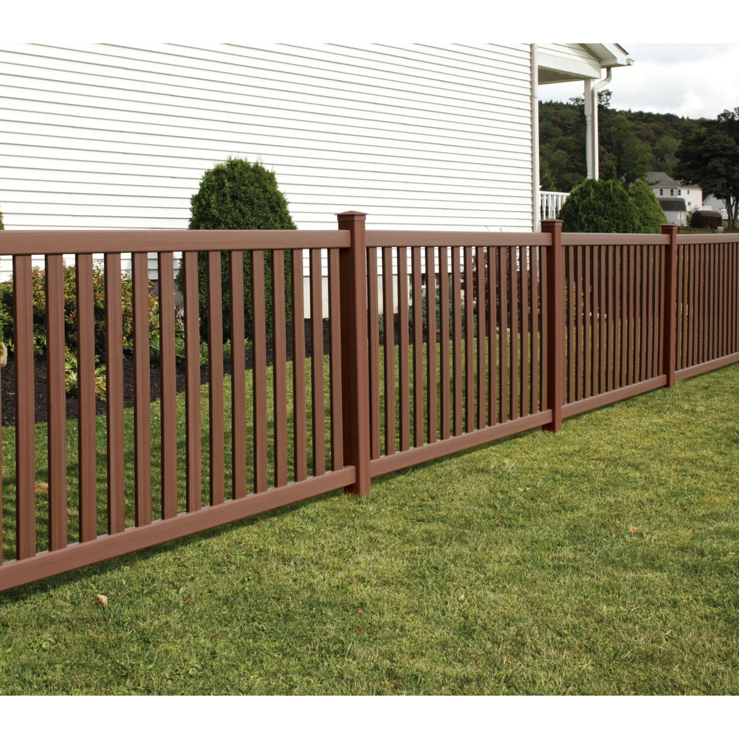 Brown Vinyl Fence Panels