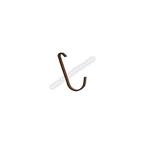 Chain Link Fence Gate Clips - Black, Brown, and Green | Hoover Fence Co.