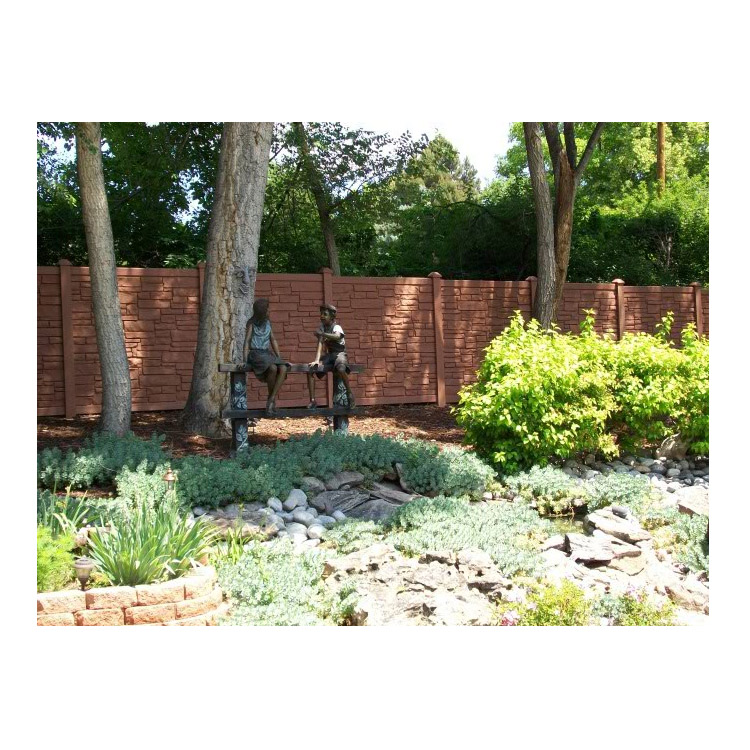 Catalyst Boulder Molded Vinyl Fence Panels | Hoover Fence Co.