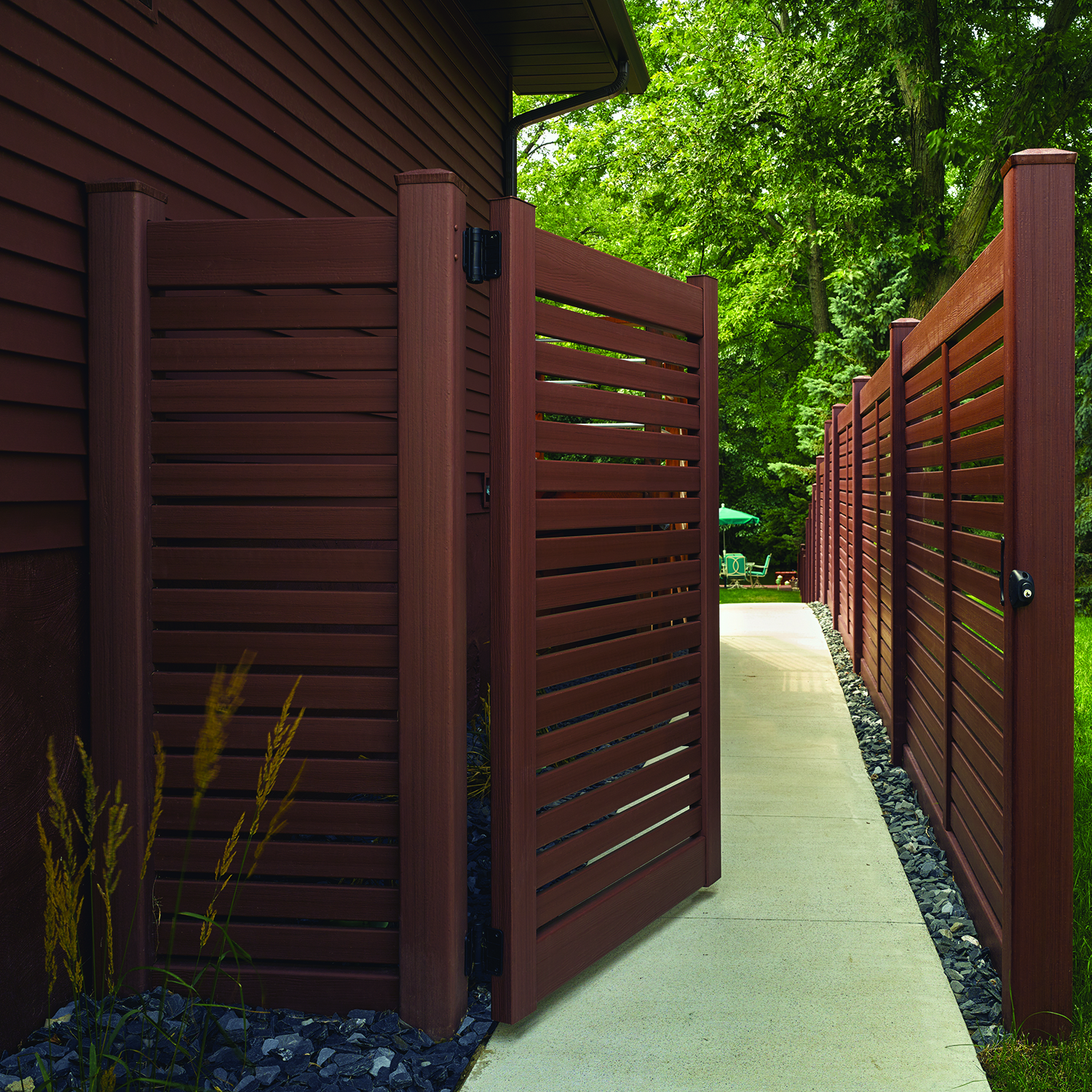 Largo TimberGrain Texture Gate Kits Catalyst Vinyl Gates