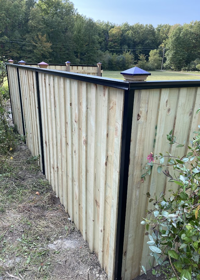 YardGard Select Steel Framework Kit, Black | Hoover Fence Co.