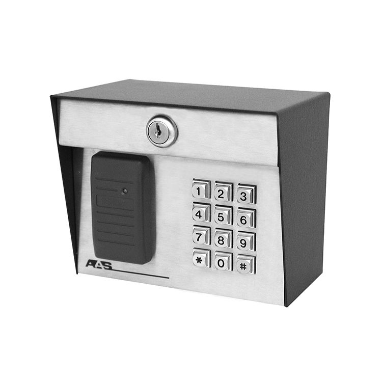 AAS PROX 2000 II - Post-Mount HID Proximity Card Reader with Keypad ...