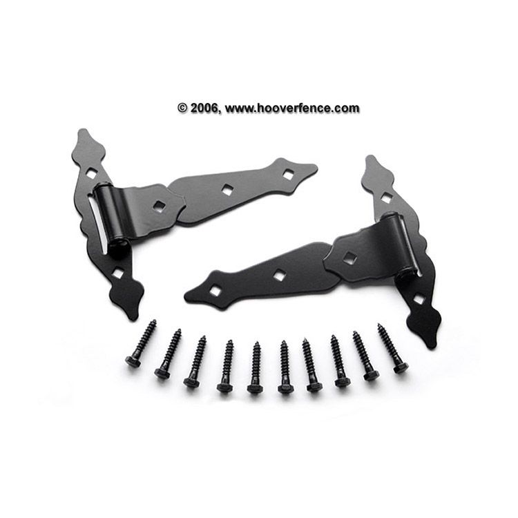 Nationwide Industries Ornamental T-Hinges for Wood Gates, Pair | Hoover ...