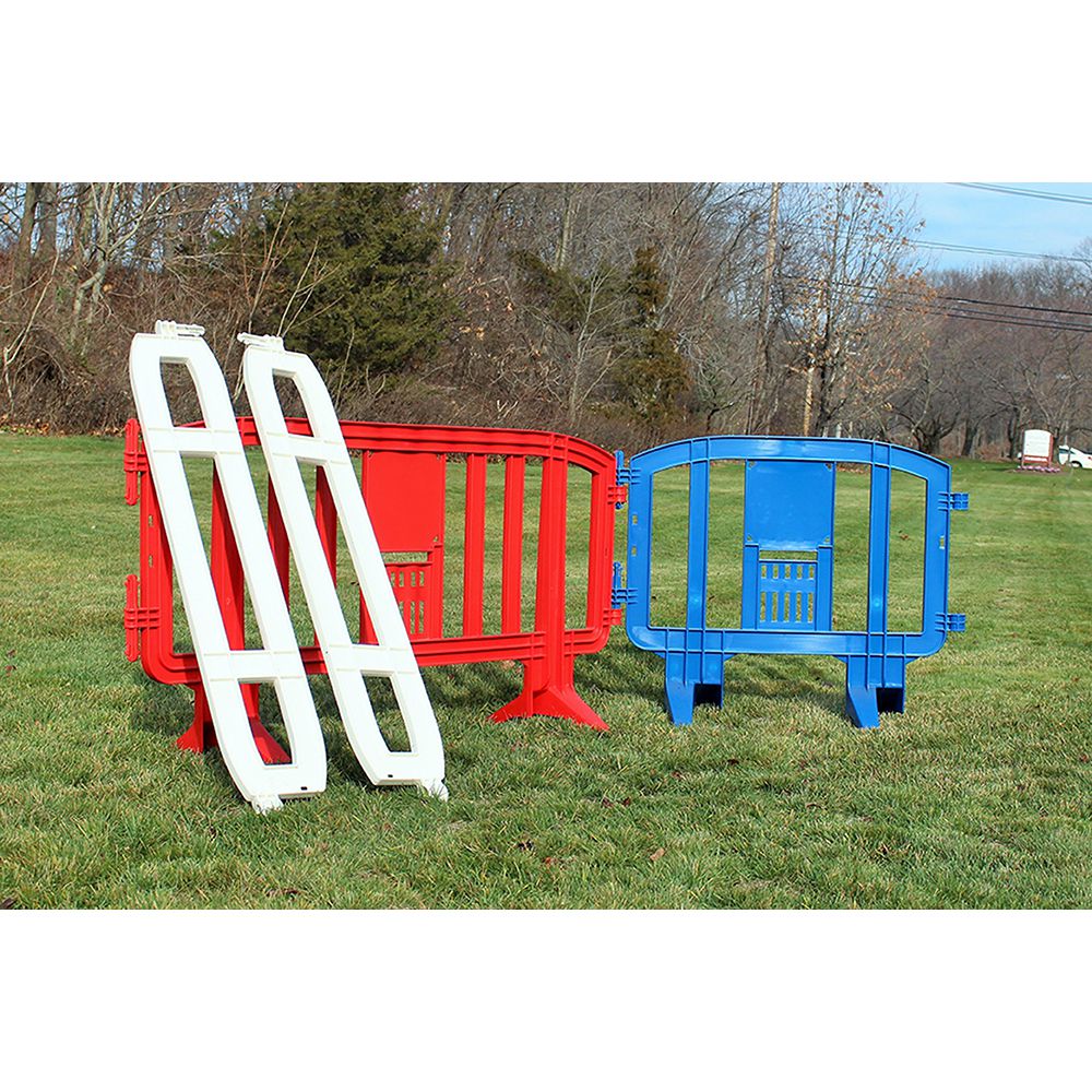 MLR Xtendit Plastic Crowd Control Barricade Connectors | Hoover Fence Co.