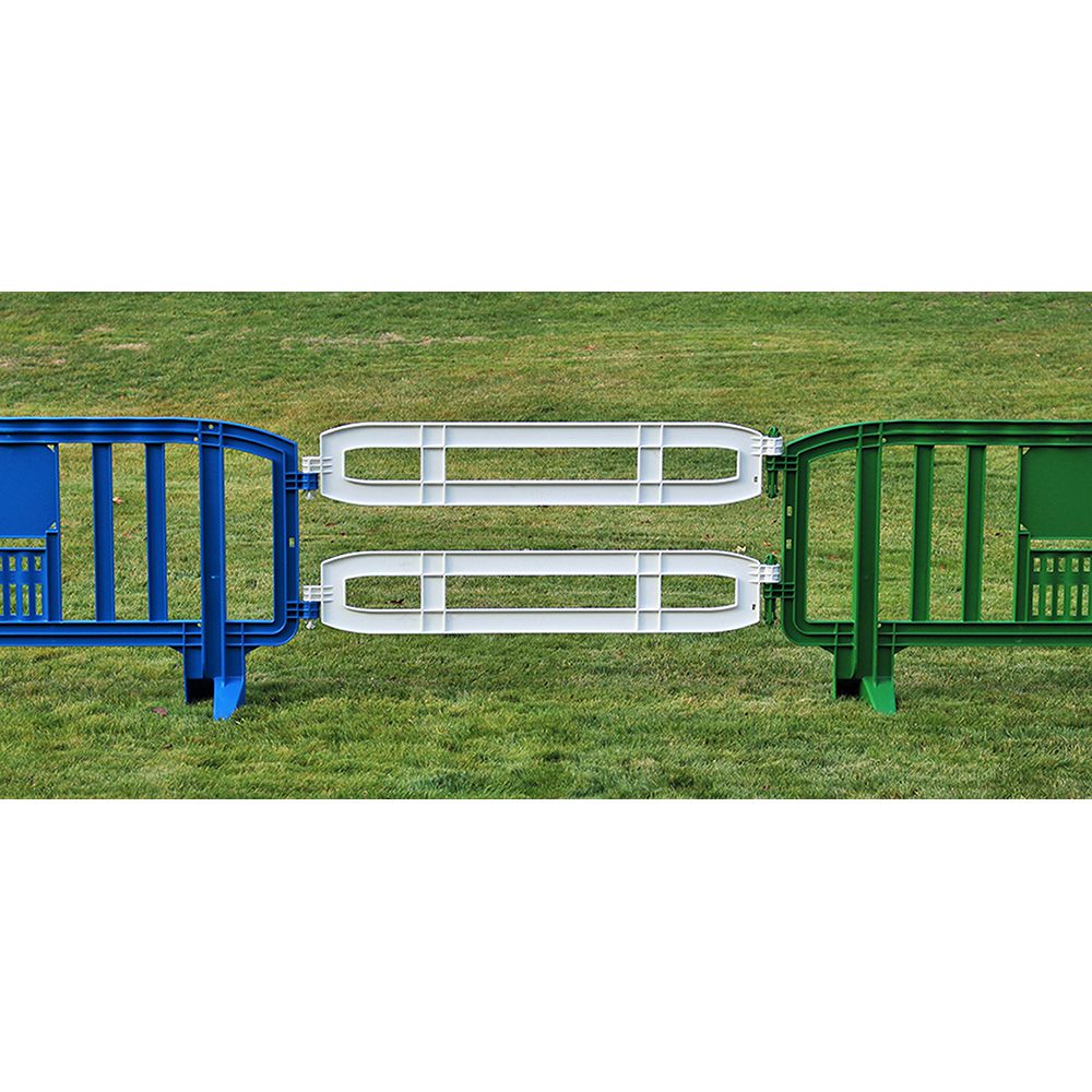 MLR Xtendit Plastic Crowd Control Barricade Connectors | Hoover Fence Co.