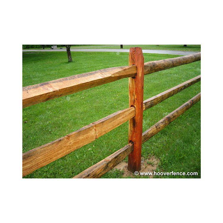Wood Lap Rails - Hemlock/Spruce | Hoover Fence Co.