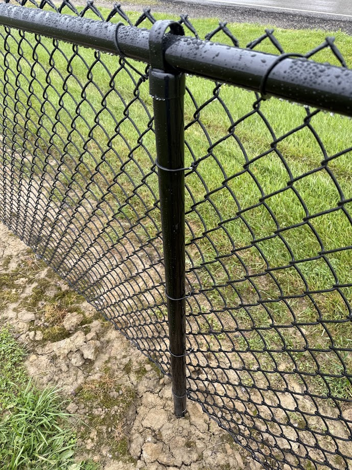 9 Gauge x 2" Chain Link Fence Fabric - Black, Brown, and Green | Hoover ...