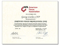 CFP Certificate