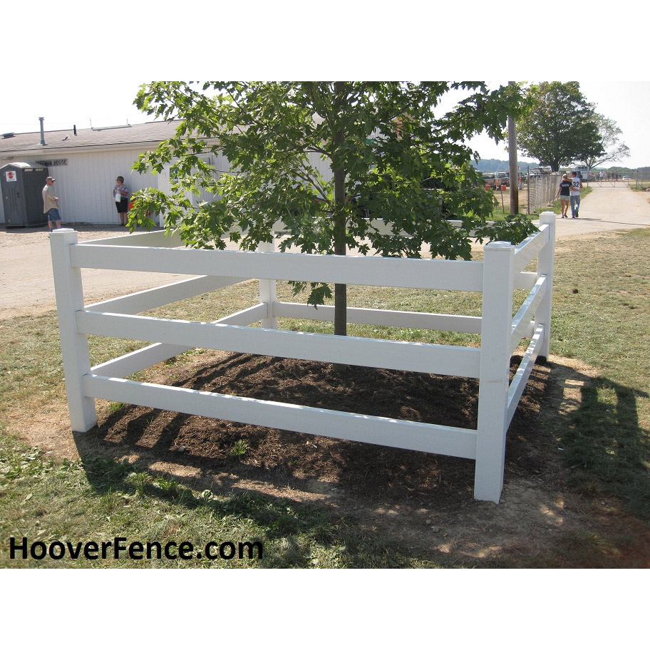 Bufftech Small Vinyl Ribbed Rails | Hoover Fence Co.