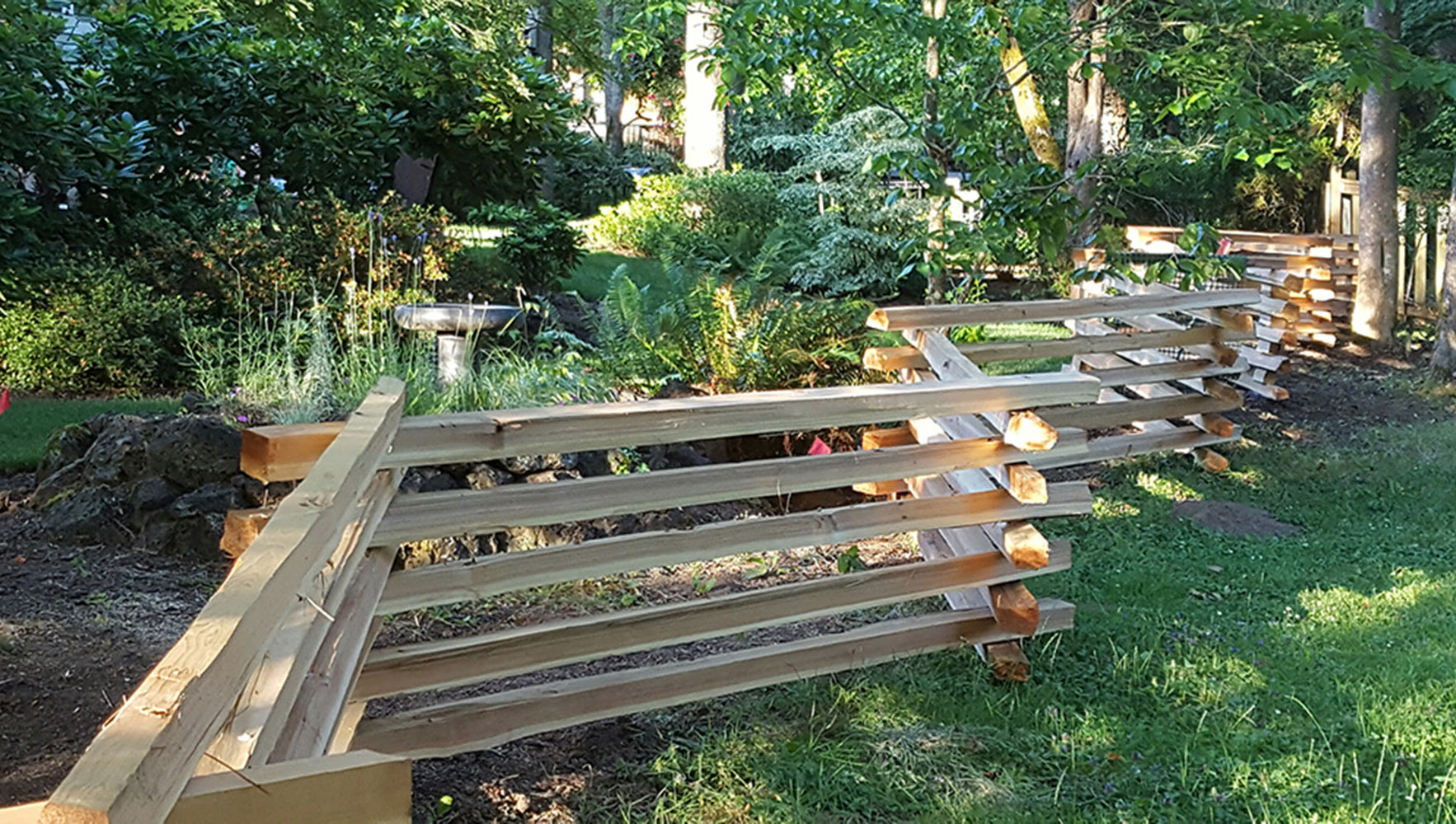 Cedar Stack Rails - Unscarfed | Hoover Fence Co.