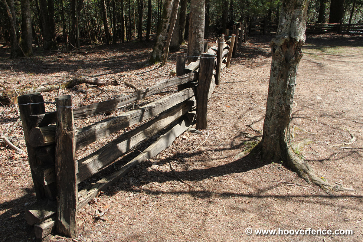 Cedar Stack Rails - Unscarfed | Hoover Fence Co.