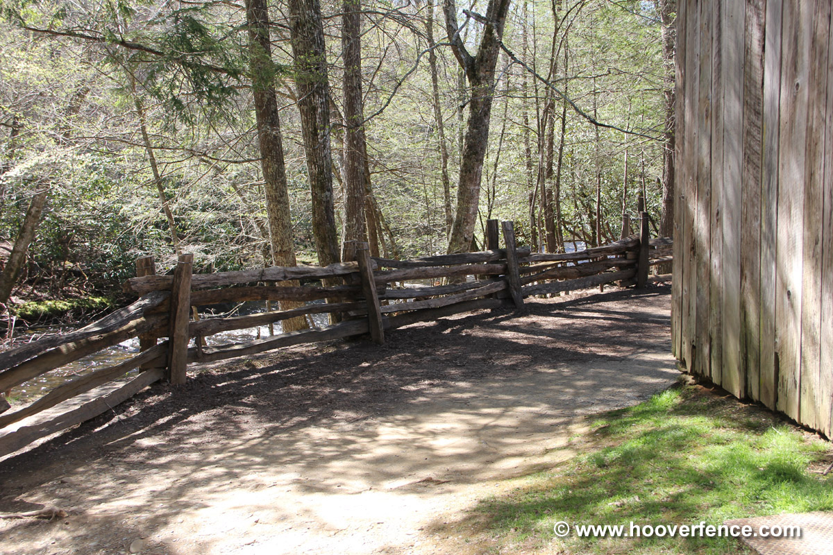 Cedar Stack Rails - Unscarfed | Hoover Fence Co.