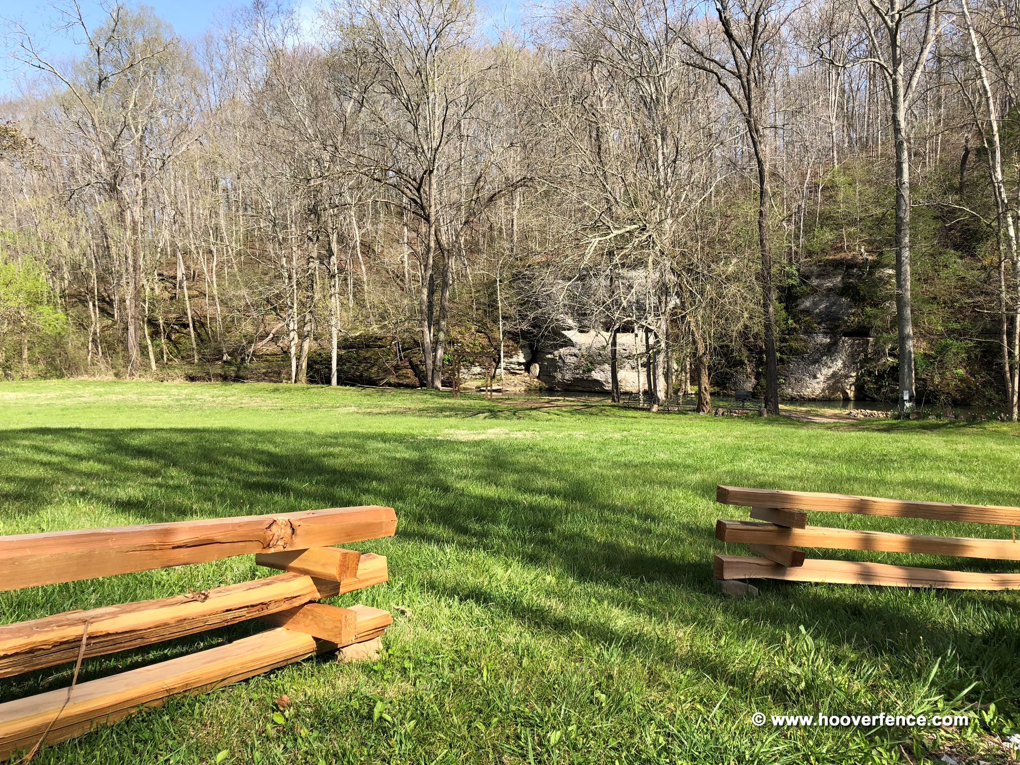 Cedar Stack Rails - Unscarfed | Hoover Fence Co.