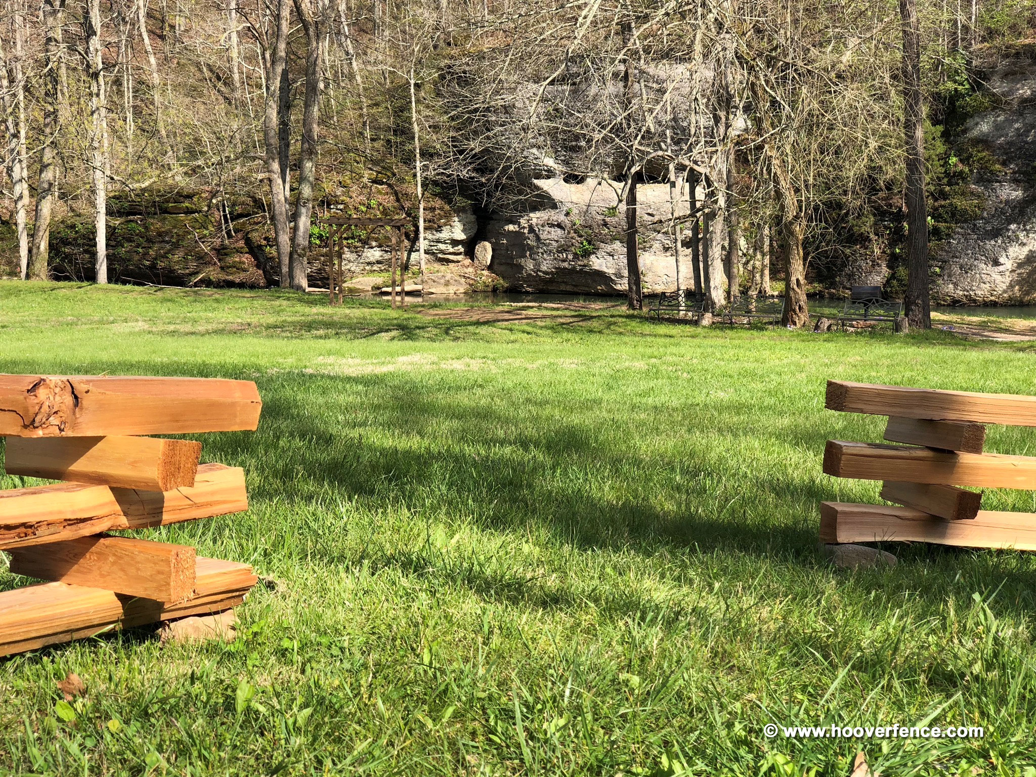 Cedar Stack Rails - Unscarfed | Hoover Fence Co.