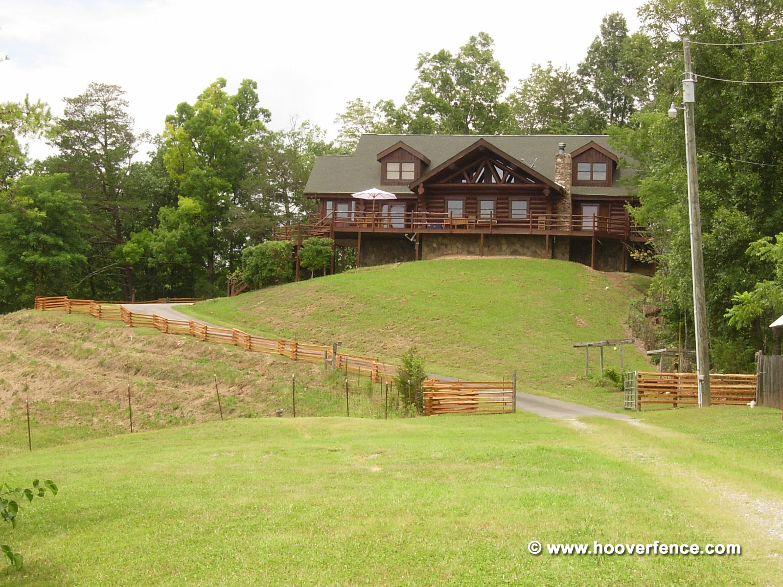 Cedar Stack Rails - Unscarfed | Hoover Fence Co.